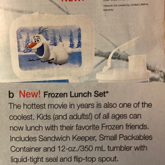 Tupperware | Kitchen | Tupperware Frozen Lunch Set | Poshmark